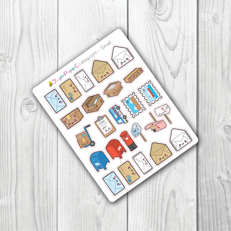 Kawaii Happy Mail Stickers AL002 - Etsy
