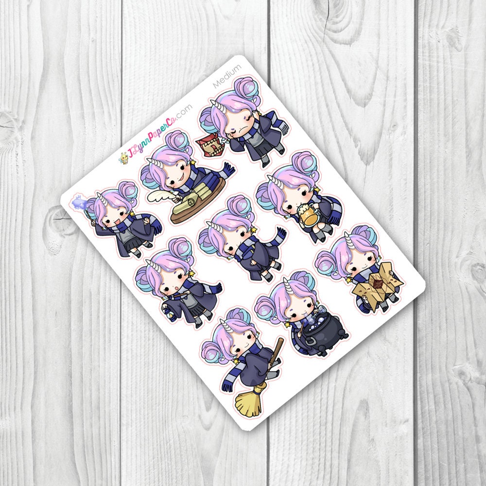 Starshine BLUE Magic School Stickers - Etsy