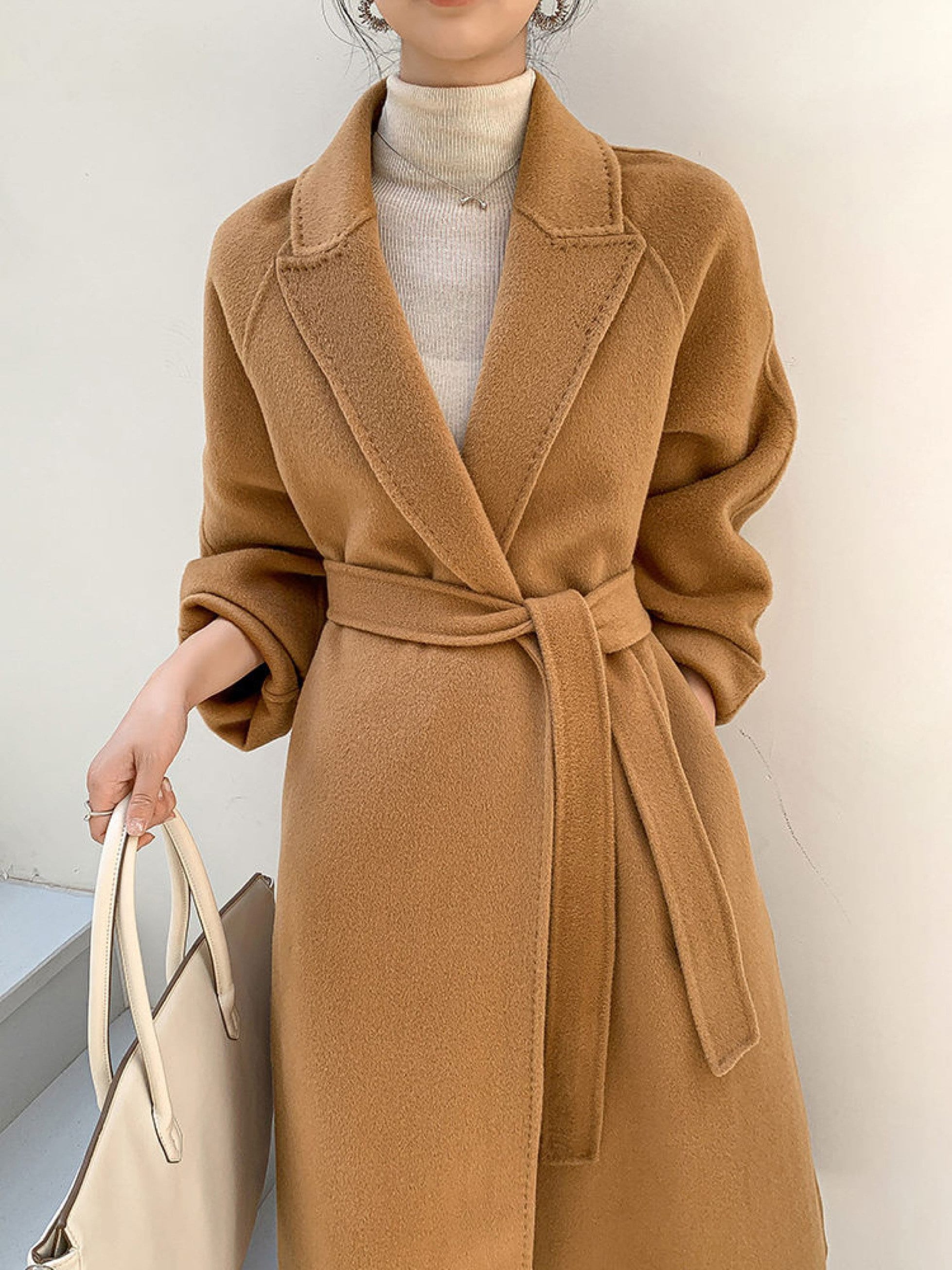 Double Breasted Australian Wool Women Coat - Etsy