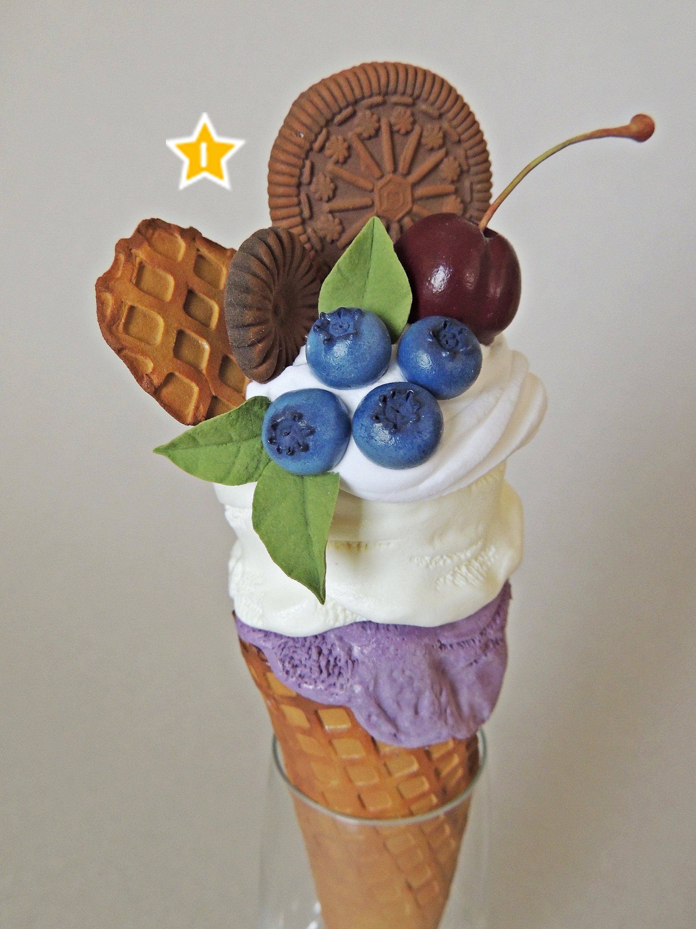 Fake Ice Cream, Ice Cream Cone, Photo Props Decoration, Faux Ice Cream ...