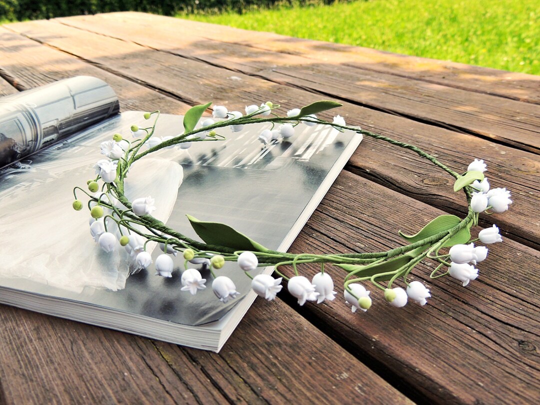 White Chaplet , Chaplet for the Bride , Floral Chaplet , Corona for the ...