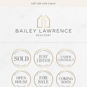 Realtor Logo Real Estate Logo Modern Logo Real Estate | Etsy