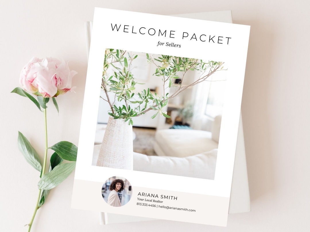 Minimal Welcome Packet for Sellers, Home Seller Guide, Modern Real ...