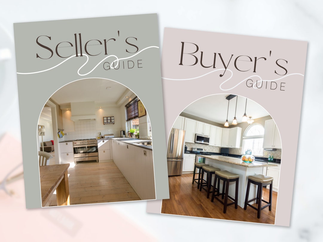 Luxury Buyer and Seller Guide Bundle, Real Estate Guide Bundle, Modern Real Estate Marketing ...
