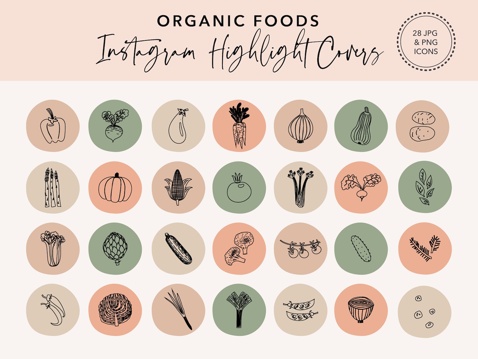 28 Organic Instagram Highlights Healthy Food Instagram Story - Etsy