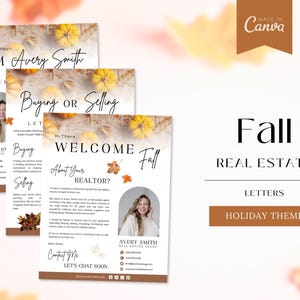 Fall Real Estate Letters | Real Estate Marketing | Fall Real Estate ...