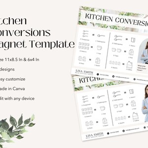 Kitchen Conversions Magnet Template | Real Estate Marketing (digital ...