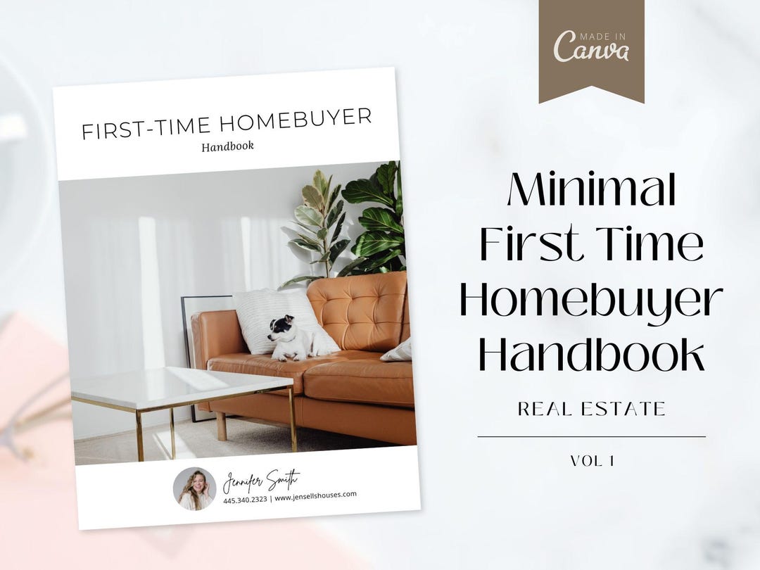 Minimal First Time Homebuyer Handbook | Real Estate Homebuyer Handbook | Home Buyer Packet ...