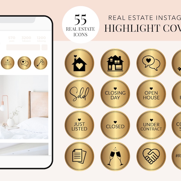 Instagram Highlight Covers Real Estate - Etsy