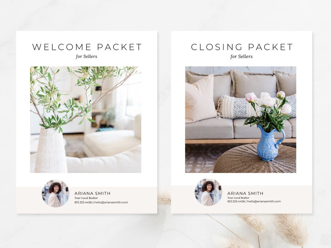 Real Estate Seller Packets Bundle, New Client Packet, Selling Your Home ...
