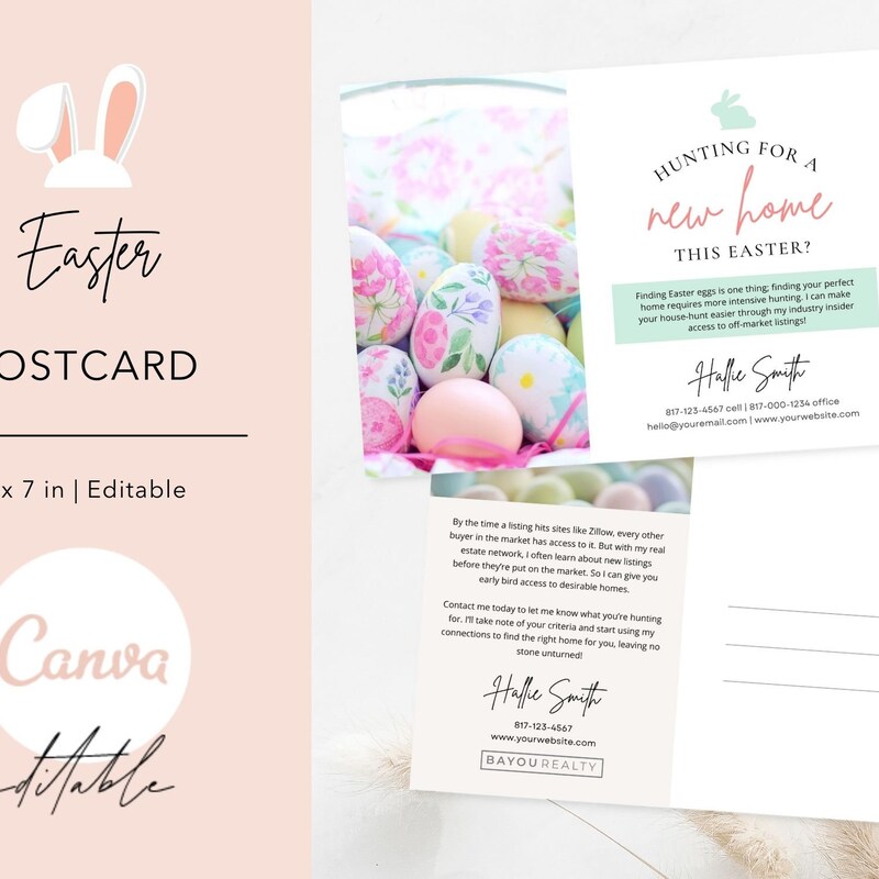 Easter Postcard - Etsy
