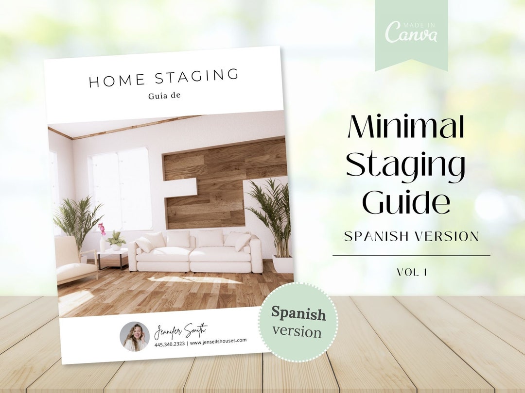 Spanish Minimal Staging Guide, Bilingual Spanish Staging Guide Template ...