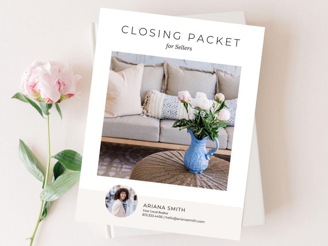 Minimal Closing Packet for Sellers, Real Estate Closing Seller Packet ...