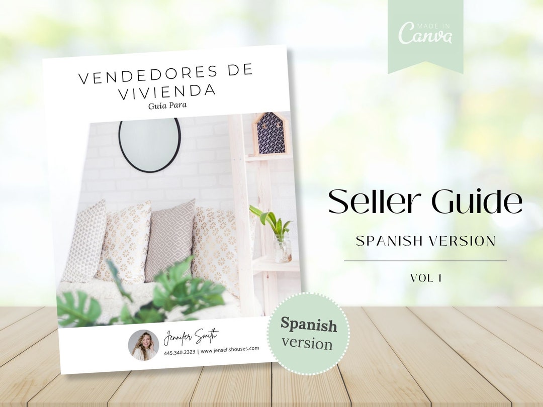 Spanish Seller Guide, Bilingual Spanish Listing Presentation, Real ...