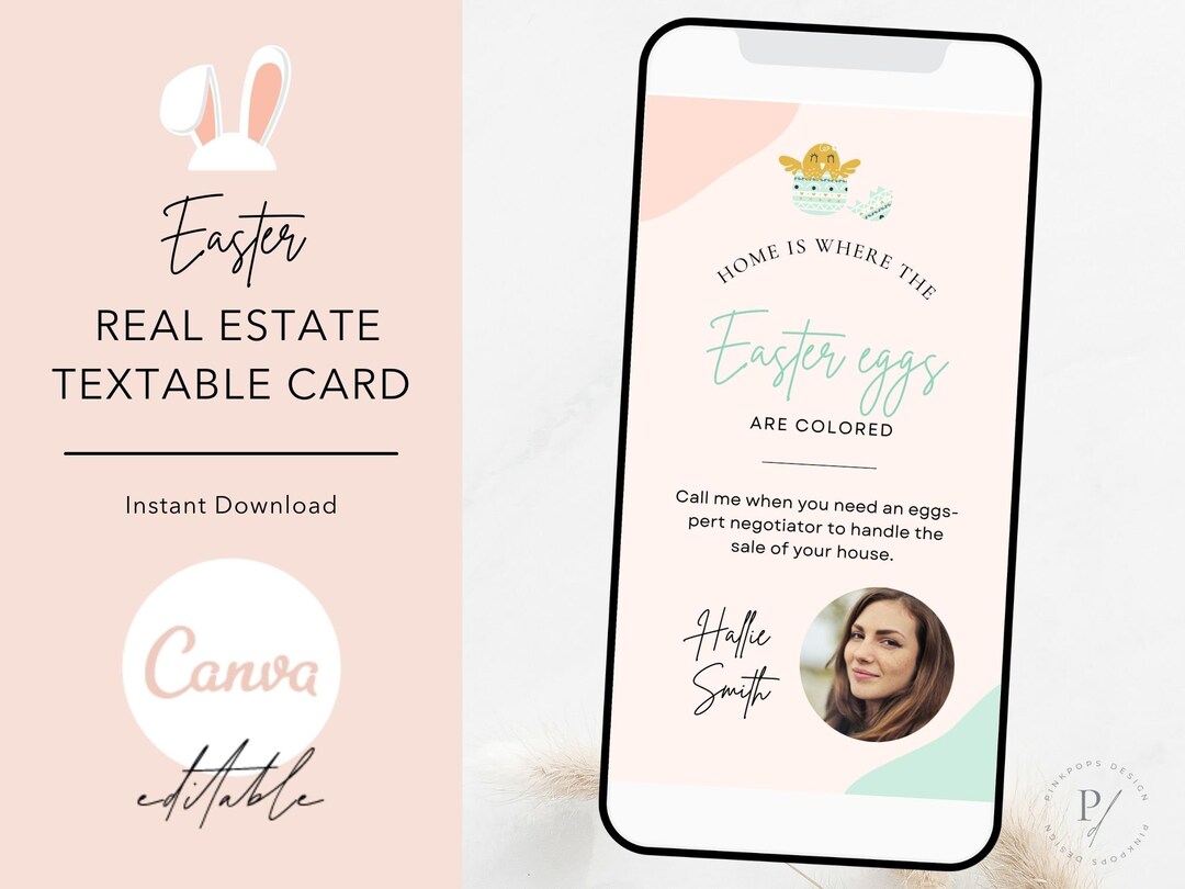 Home is Where the Easter Eggs Are Real Estate Digital Easter Card ...