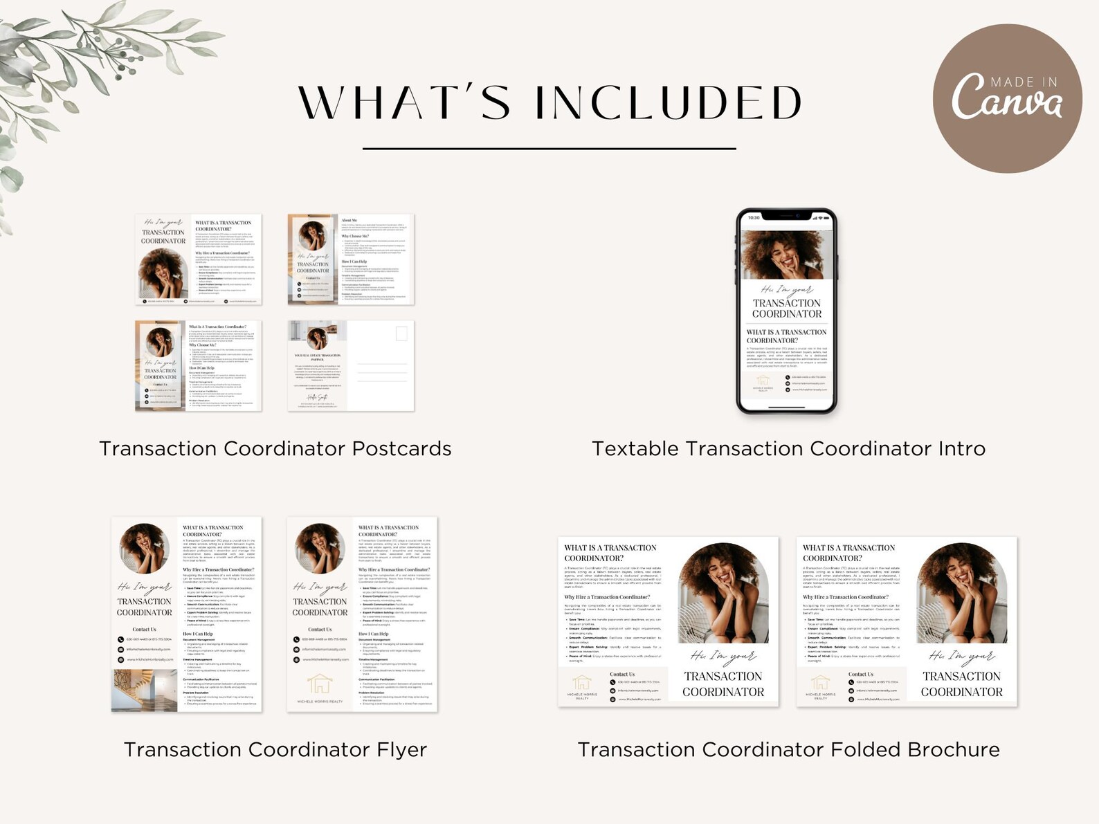 Real Estate Transaction Coordinator Bundle | Marketing Flyers ...