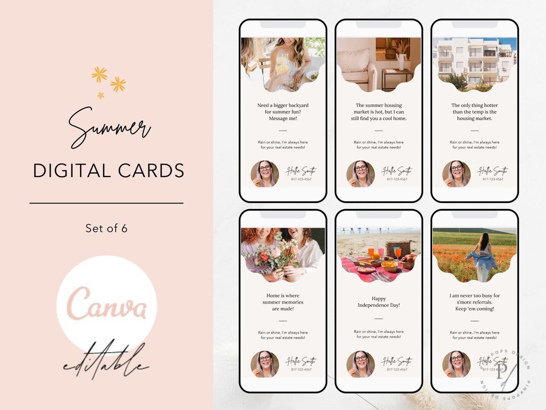 Summer Digital Cards, Real Estate Summer Marketing, Summer Marketing ...