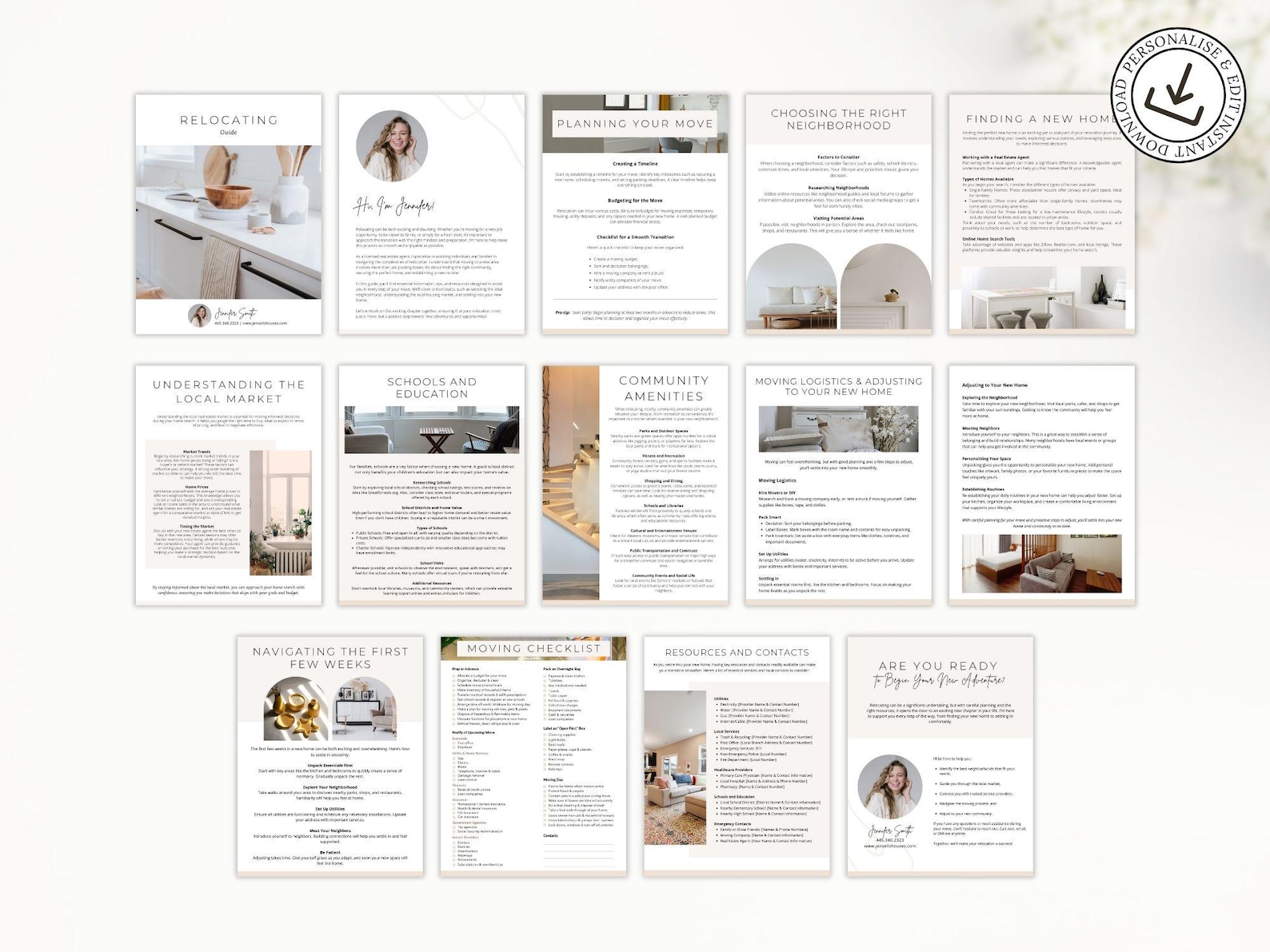 Real Estate Relocation Guide | Realtor Marketing Template (digital ...