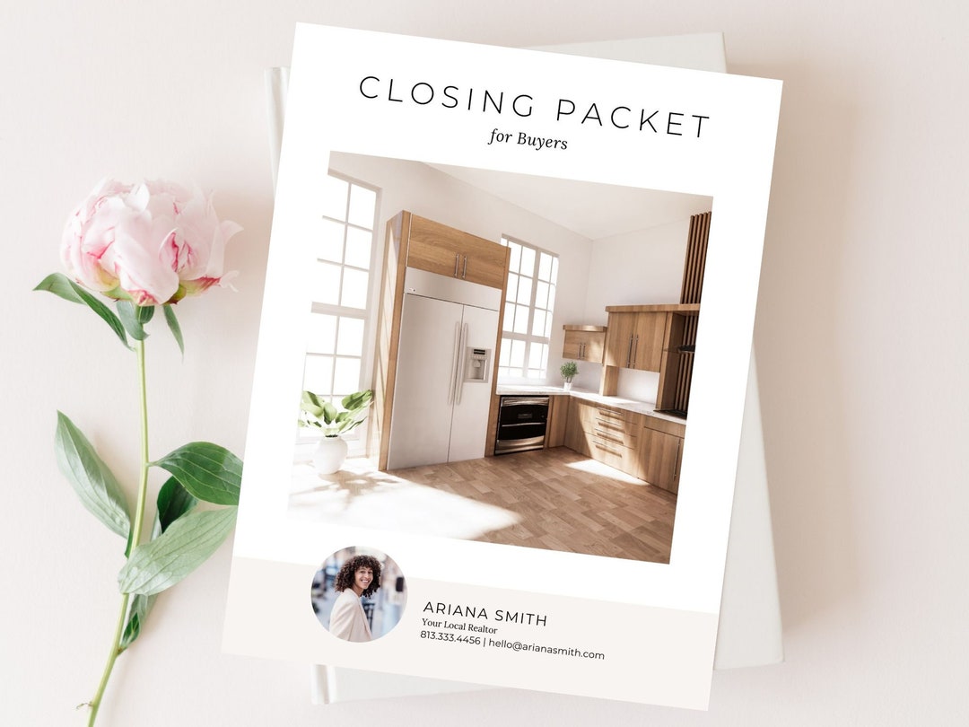 Minimal Closing Packet for Buyers, Real Estate Closing Packet, Modern ...