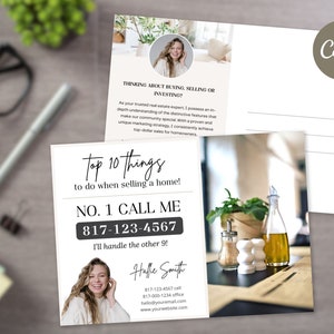 Call Me Real Estate Postcard | Real Estate Marketing | Real Estate ...