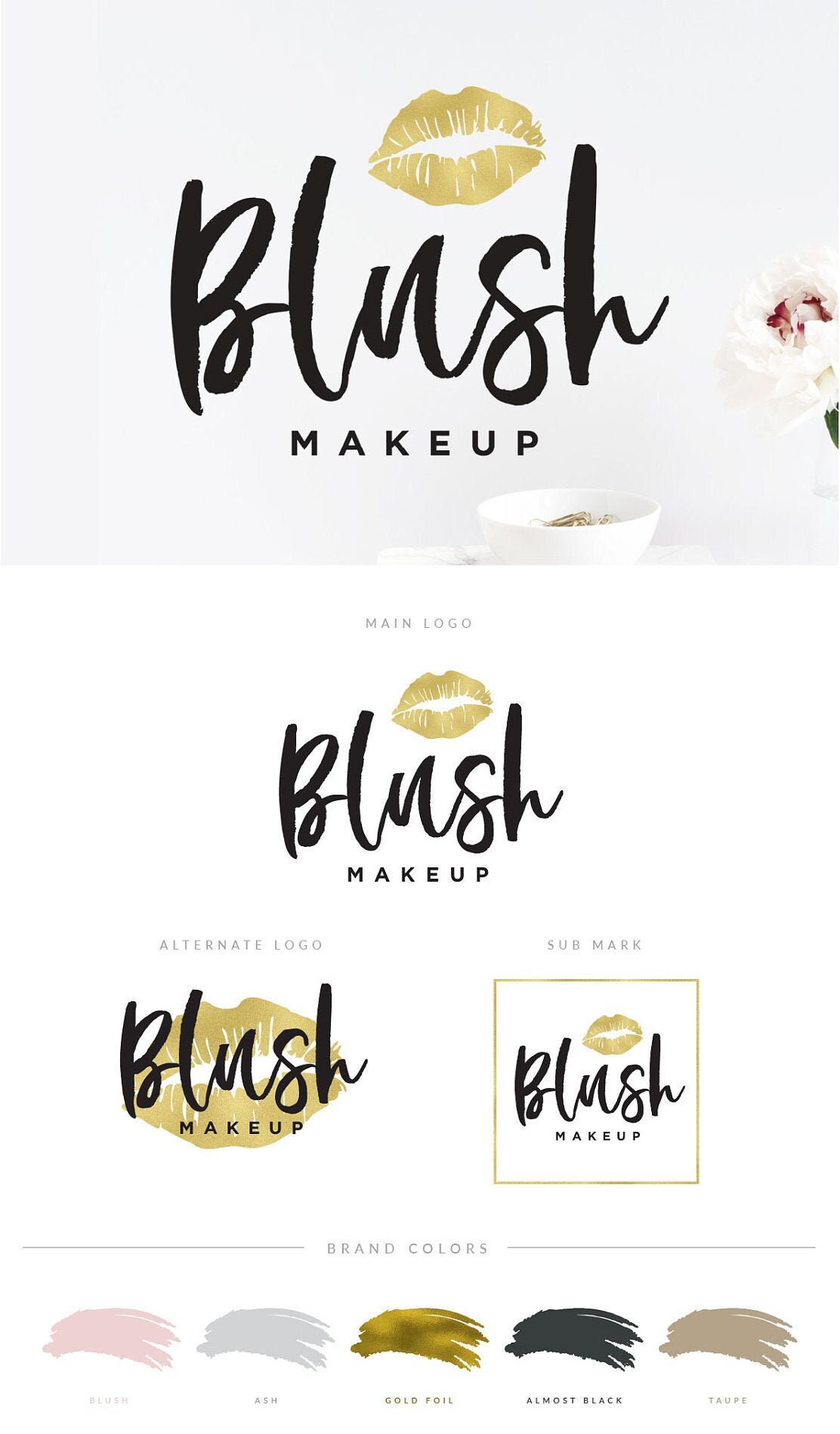 Professional Makeup Artist Logo