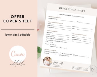Offer Cover Sheet - Etsy