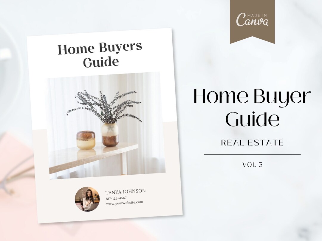 Minimal Home Buyer Guide, Homebuyer Guide, Modern Real Estate Marketing ...