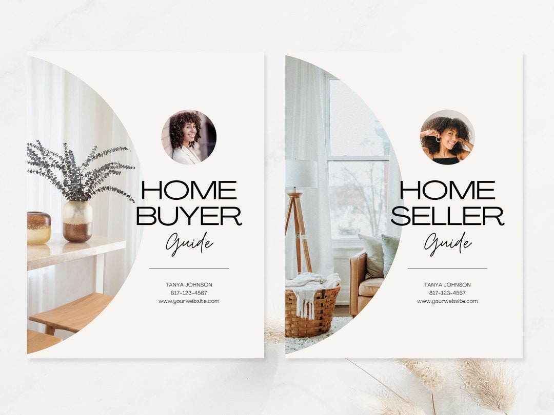 Beige Home Buyer and Seller Guide Bundle, Real Estate Guide Bundle ...