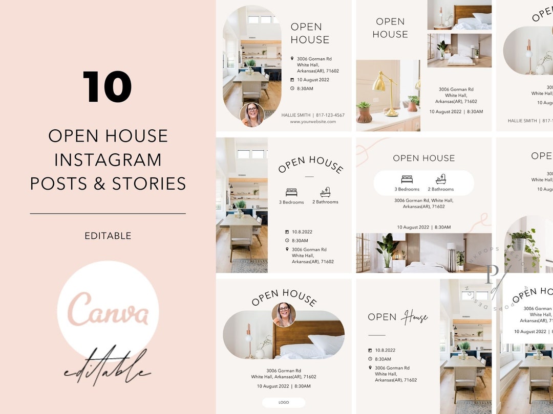 10 Open House Real Estate Instagram Posts, Listing Update Instagram ...