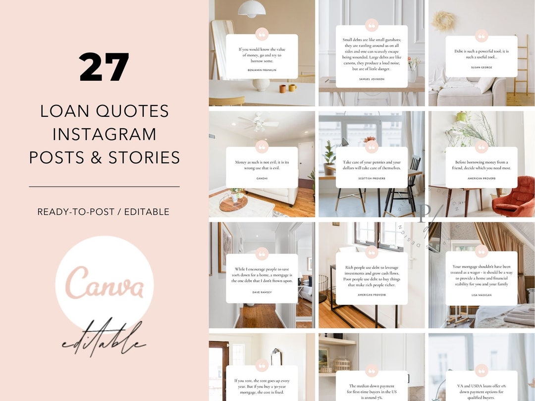 27 Loan Quotes Instagram Posts, Mortgage Loan Officer Instagram Posts ...