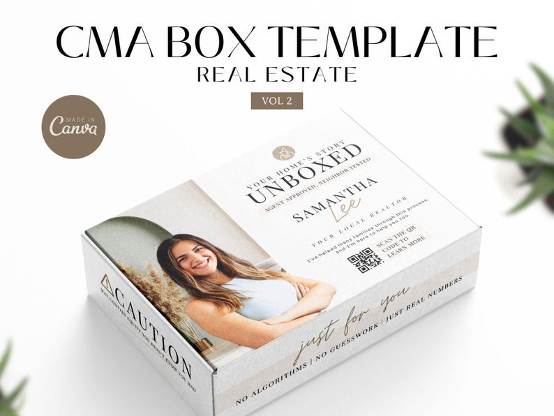 CMA Box Template Vol 02 | Pre Listing Presentation for Realtors (canva ...