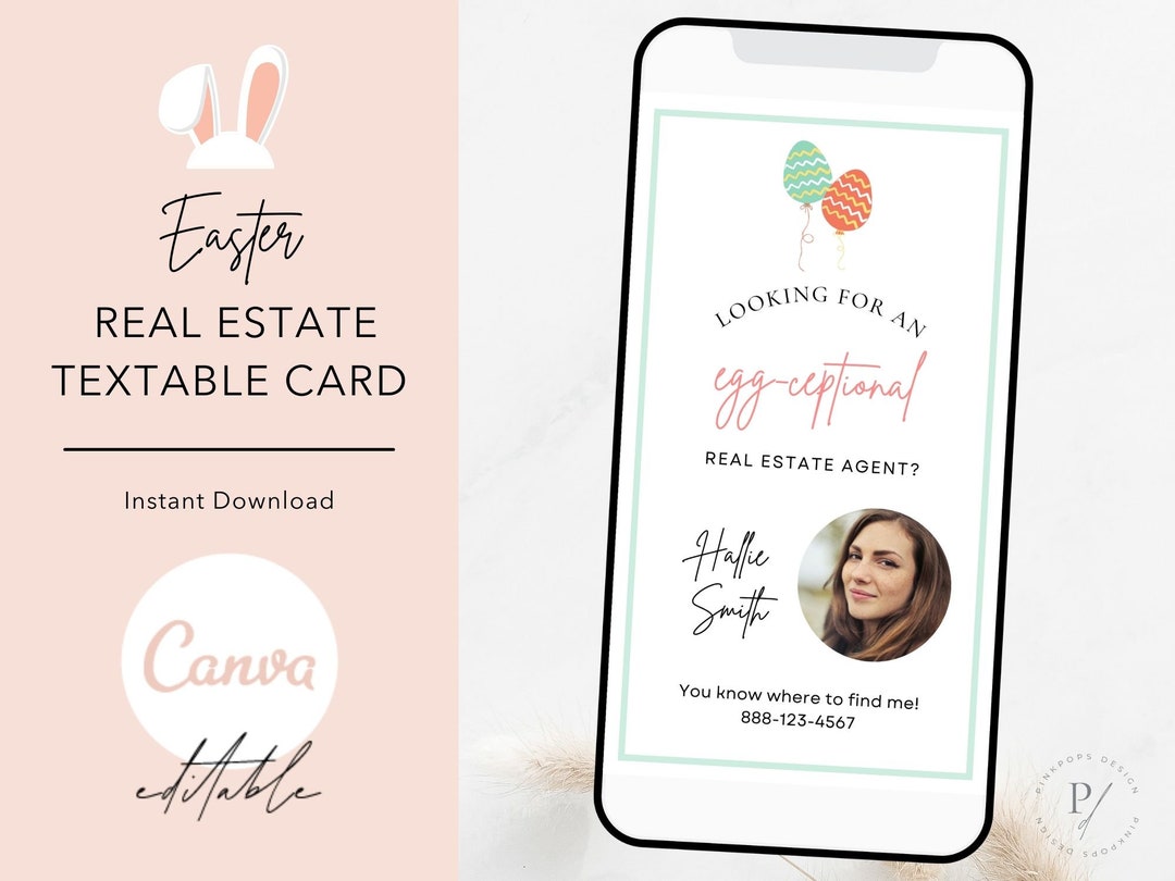 Eggceptional Real Estate Digital Easter Card, Textable Real Estate ...
