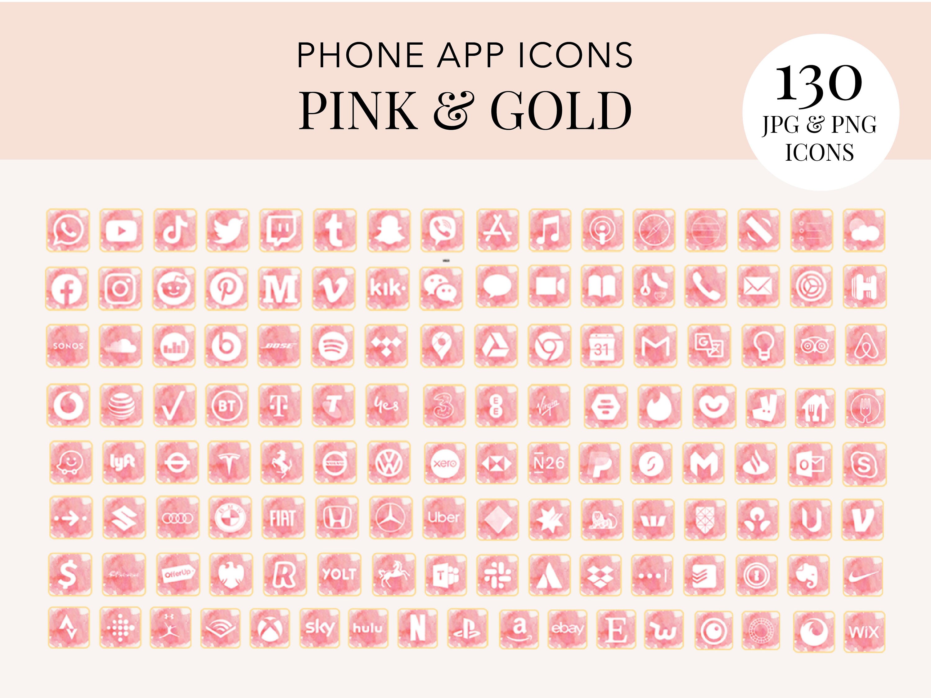 Pretty Social Media Icons
