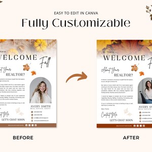 Fall Real Estate Letters | Real Estate Marketing | Fall Real Estate ...