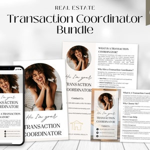 Real Estate Transaction Coordinator Bundle | Real Estate Marketing ...