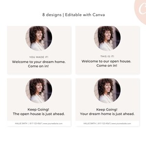 Directional Open House Sign Templates, Real Estate Open House Signs ...