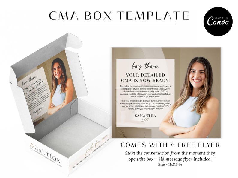 CMA Box Template Vol 02 | Pre Listing Presentation for Realtors (canva ...