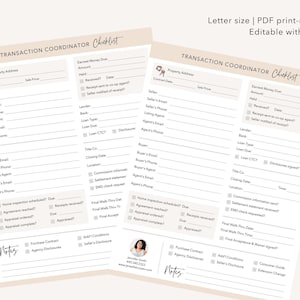 Transaction Coordinator Checklist, Real Estate Marketing, Real Estate ...