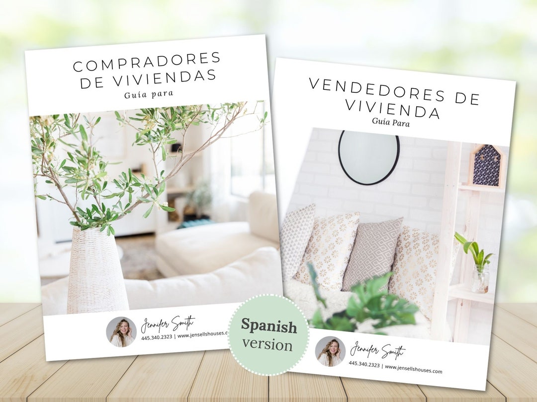 Spanish Real Estate Buyer & Seller Guides, Bilingual Canva Templates ...
