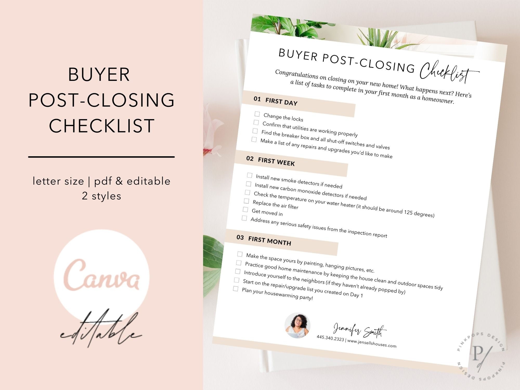 Closing Checklist Template
