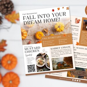 Fall Real Estate Newsletter | Fall Real Estate Marketing | Realtor ...