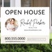 Modern Open House Sign Template, Real Estate Open House Sign, Open ...
