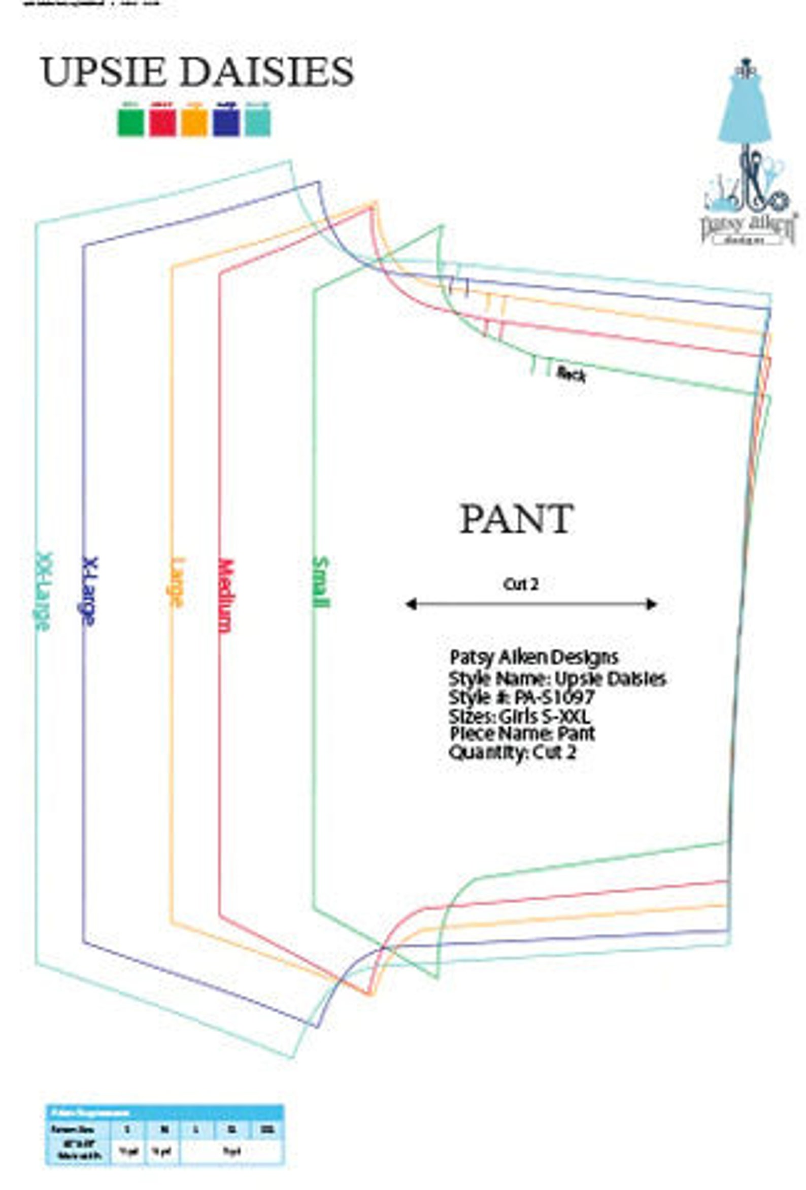 Upsie Daisy Pattern PDF Sewing Pattern - Etsy