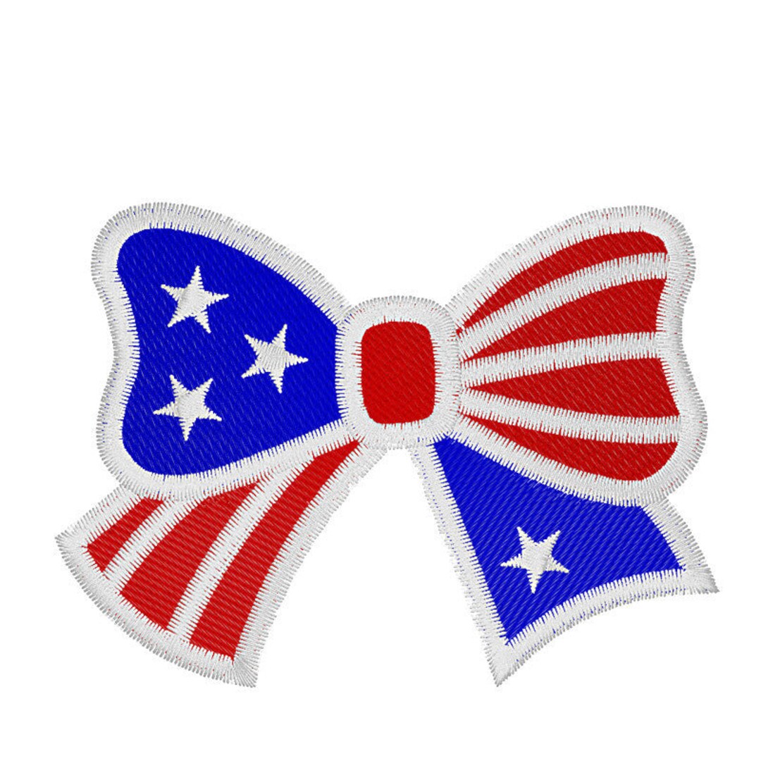 Bow Flag Embroidery - Etsy