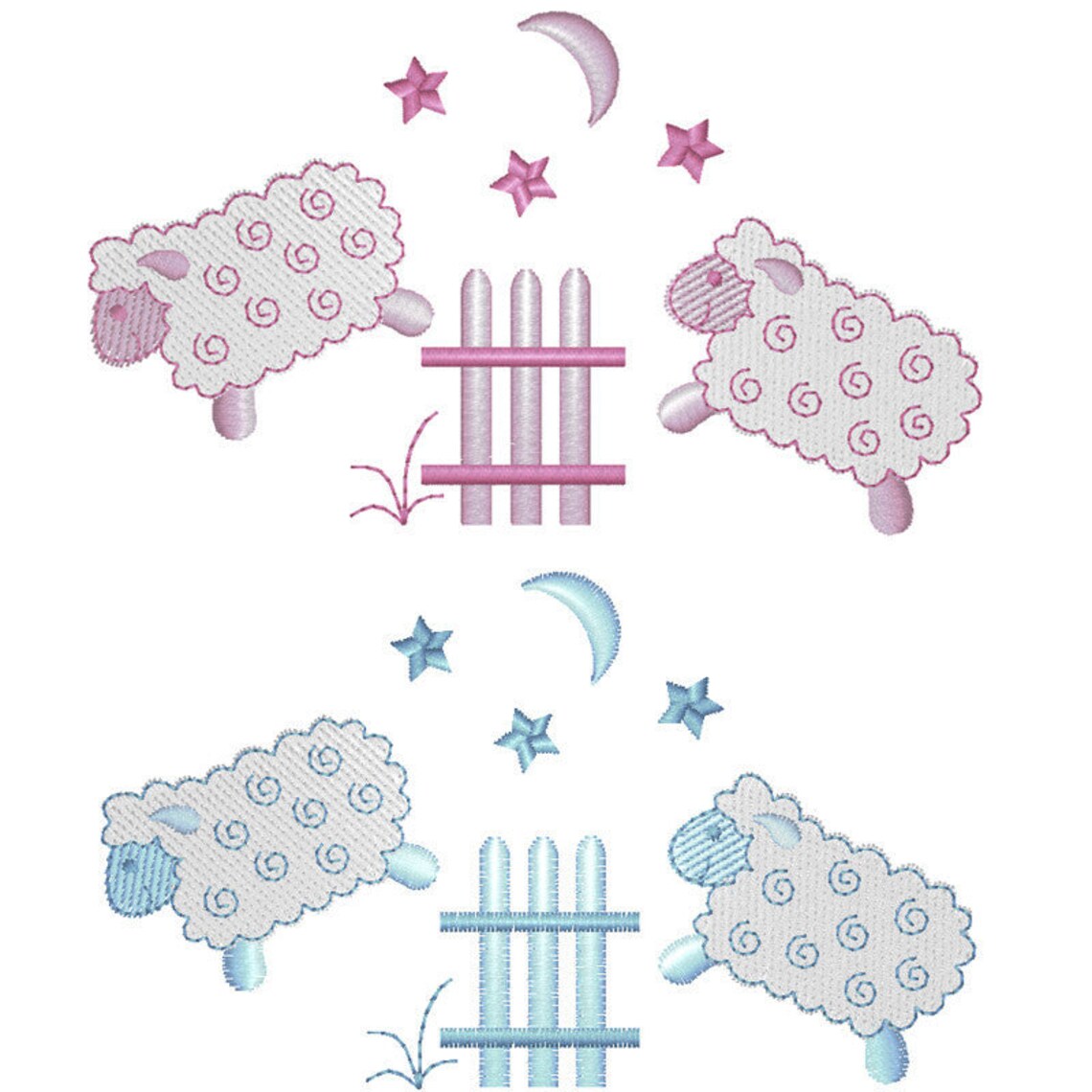 Sweet Lambs Machine Embroidery Instant Download by Patsy Aiken Designs ...