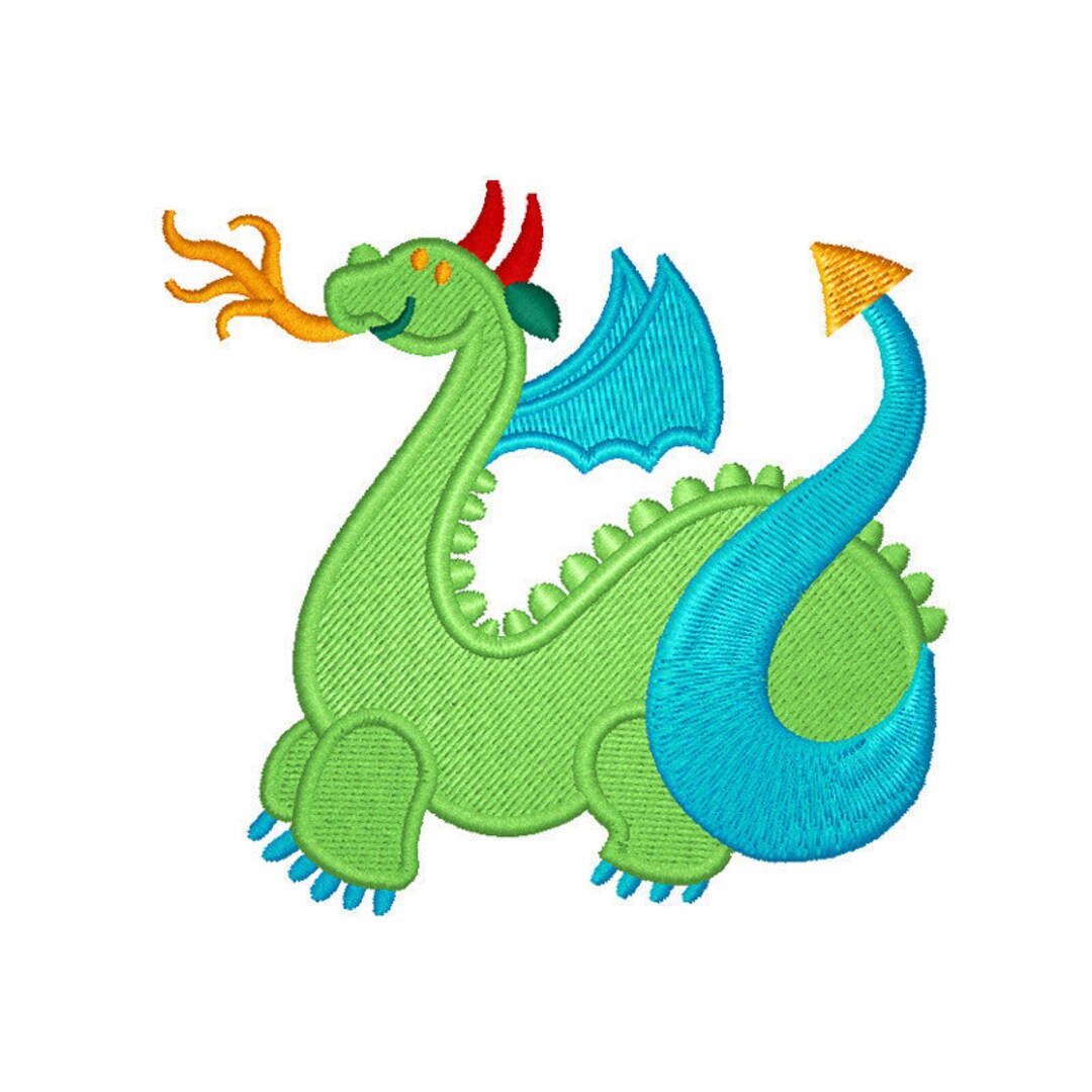 Dragon Embroidery - Etsy