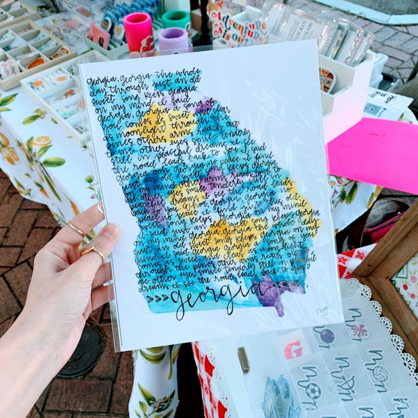 Georgia on My Mind - Etsy