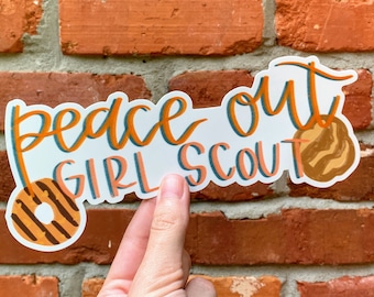Girl Scout Car Sticker - Etsy