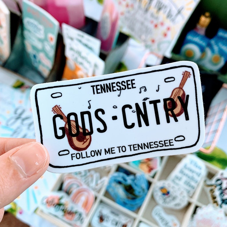 Southern States License Plate Sticker Travel Decal - Etsy