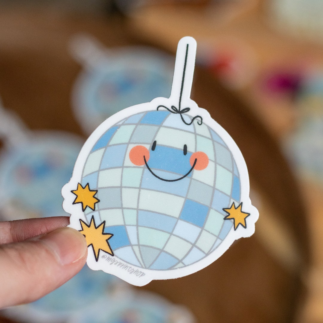 Disco Ball Sticker, Happy Disco Ball, Funky Disco Ball, Cute Disco Ball ...